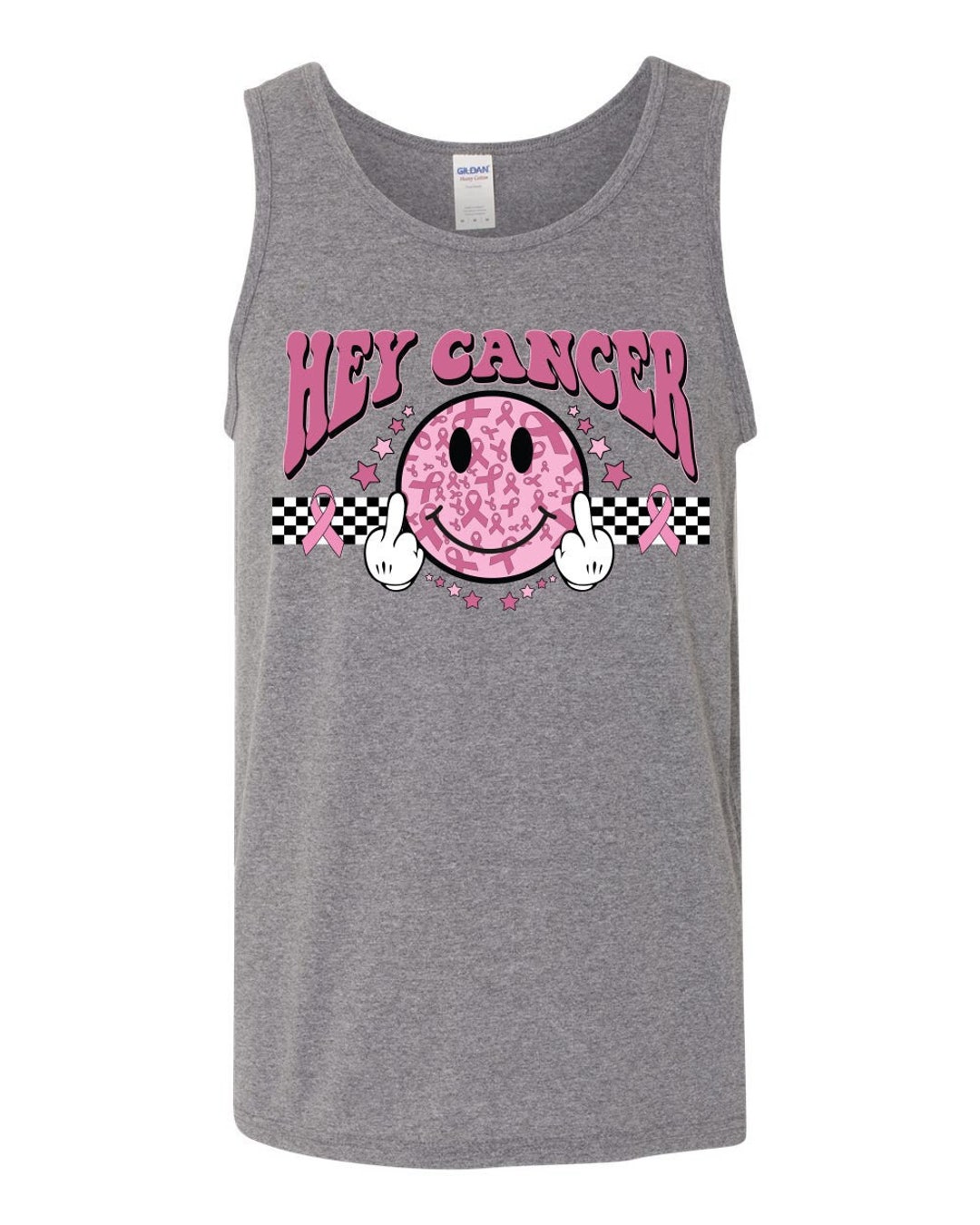 Hey Cancer Middle Finger Cancer Support Gift Breast Cancer - Etsy