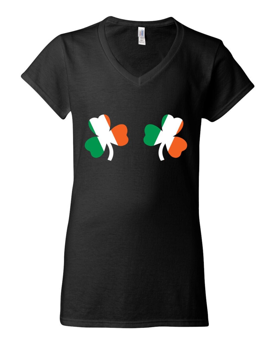 Irish Flag Shamrocks Breasts St Patricks Day Shamrock Shirt St