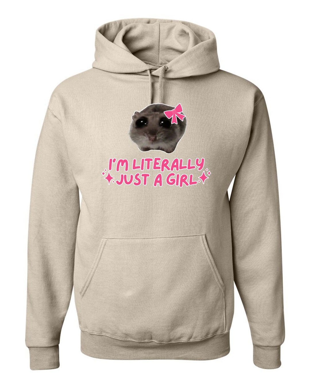 I'm Literally Just a Girl Funny Deep Fried Brain Rot Cat Meme, Viral ...