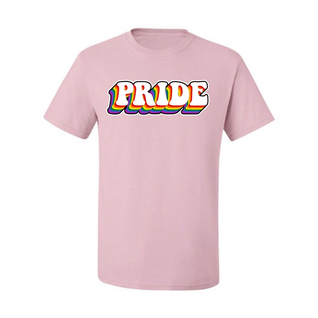 LGBTQ Retro Groovy Letters, LGBTQIA Pride, Queer Art, Queer Merch, Men ...