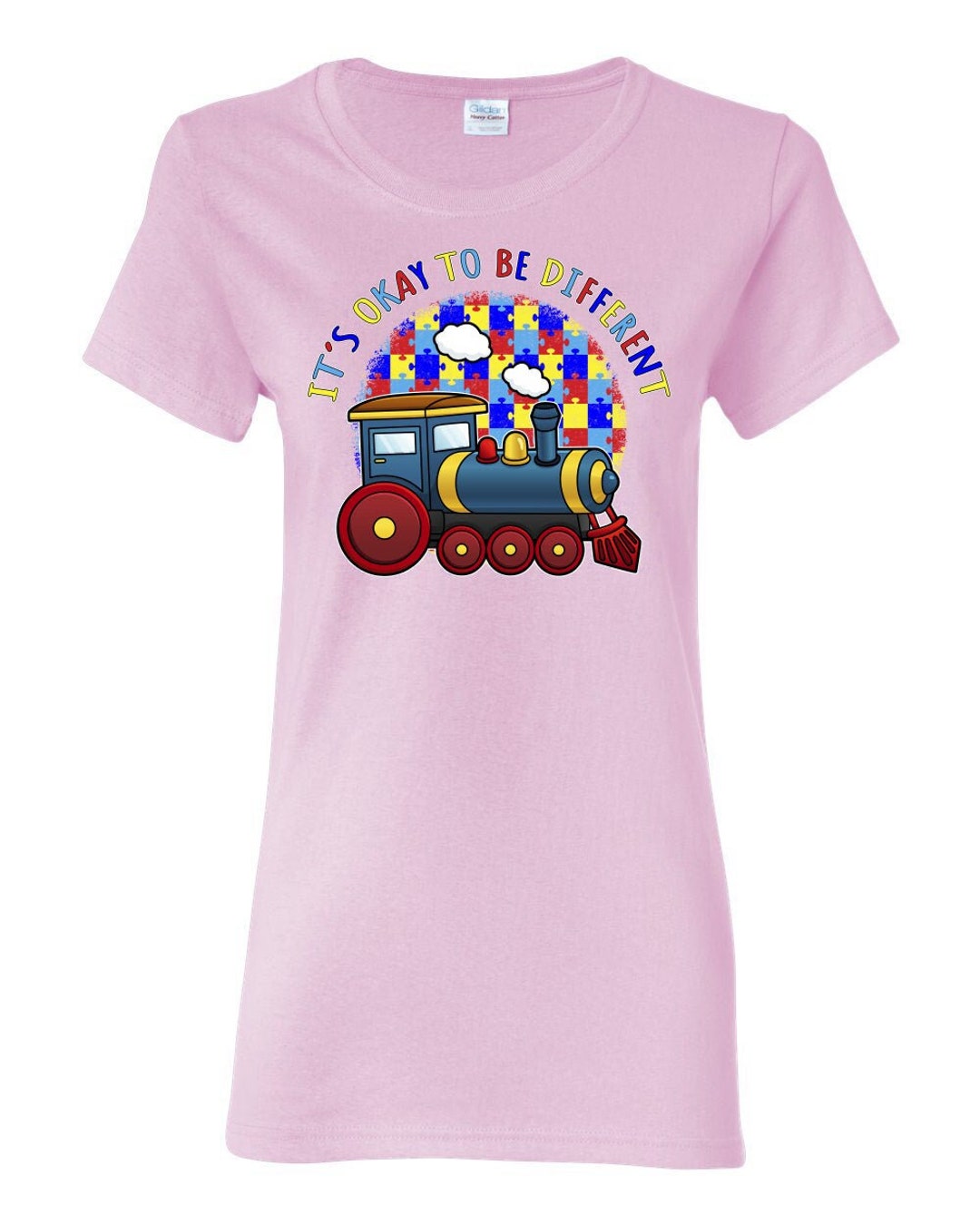 Its Okay to Be Different Train Autism Awareness Autism Shirt Autism ...