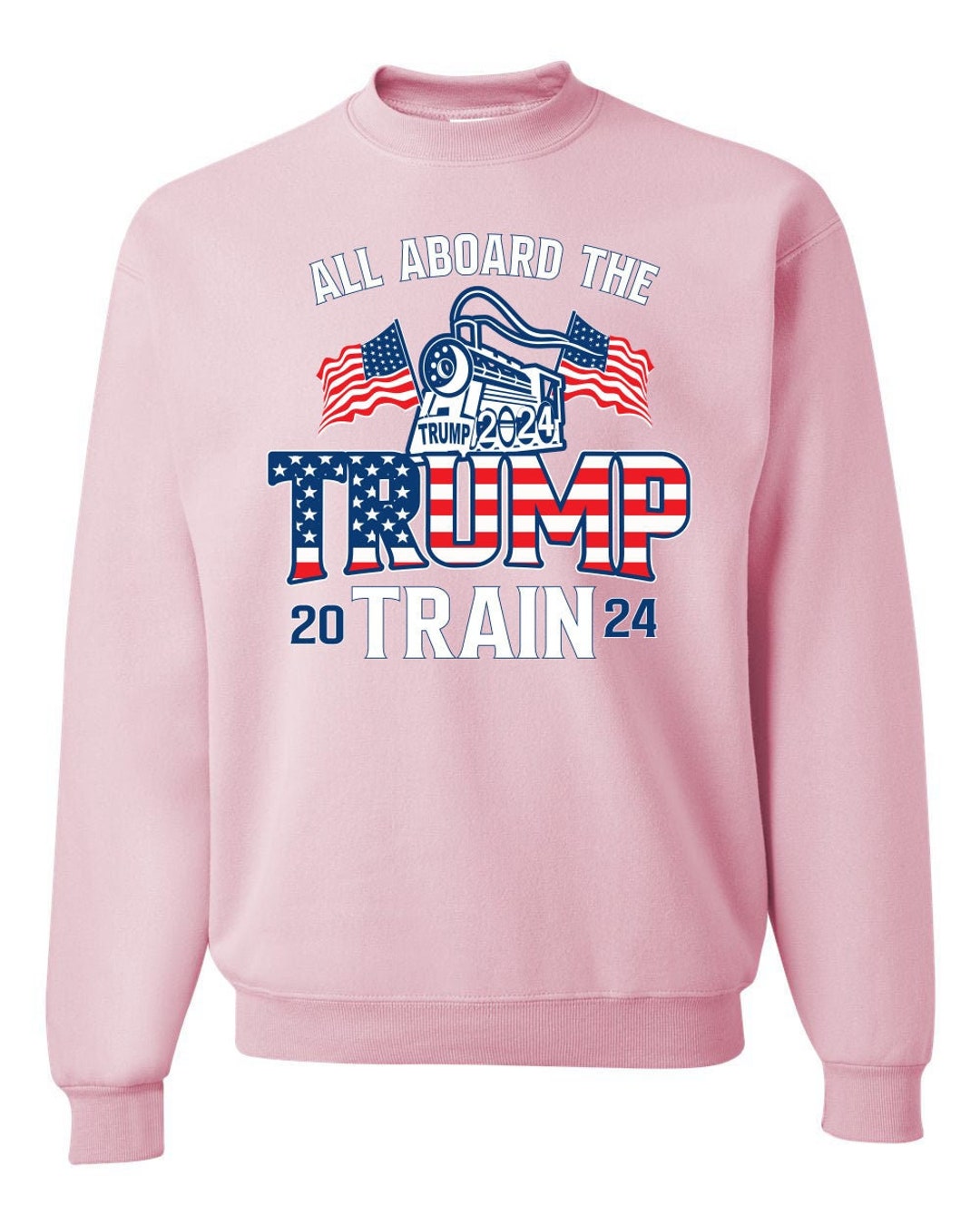 All Aboard the Trump 2024 Train, 2024 Election, Conservative Shirt ...