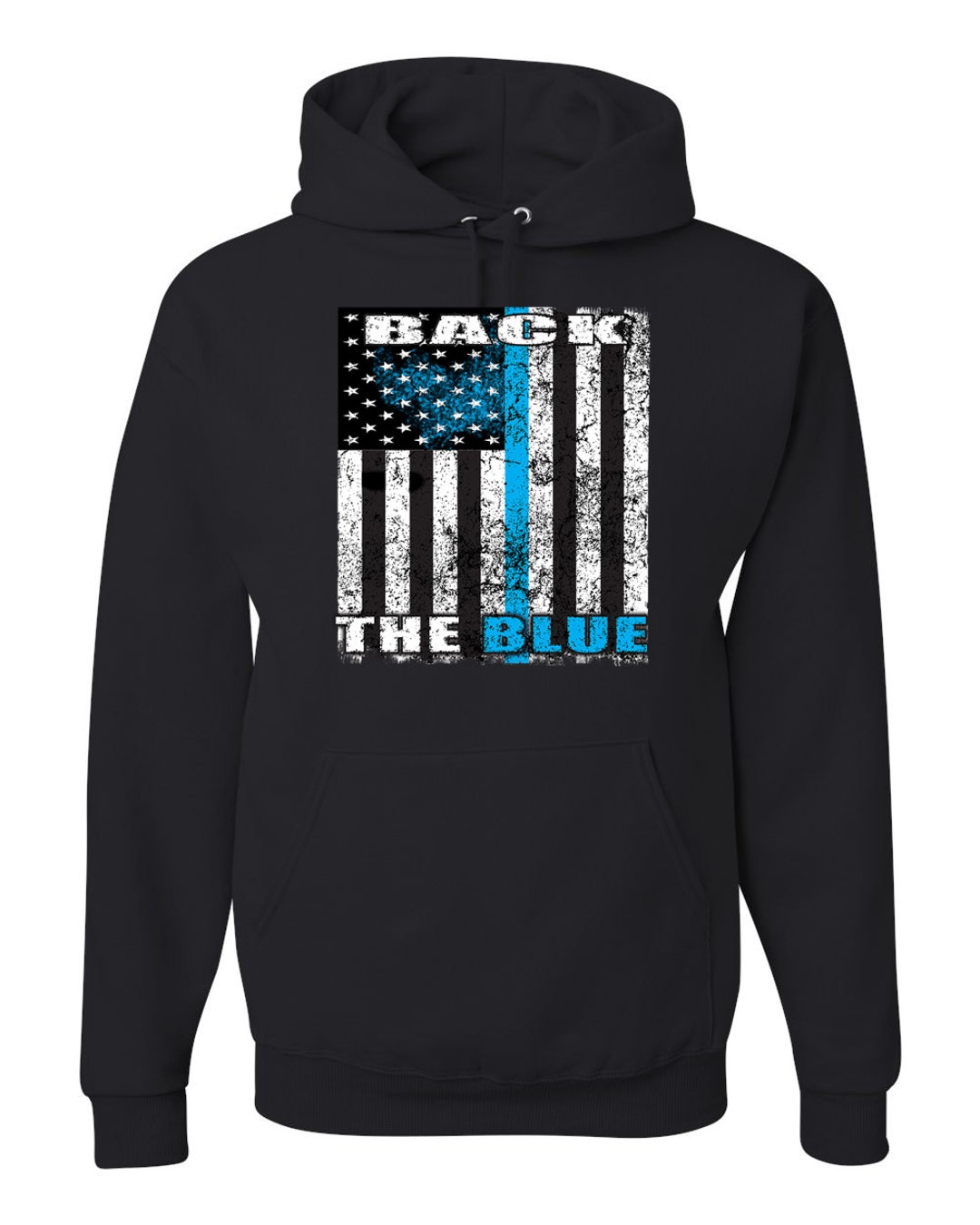 Back the Blue American Flag Americana / American Pride Unisex Graphic ...