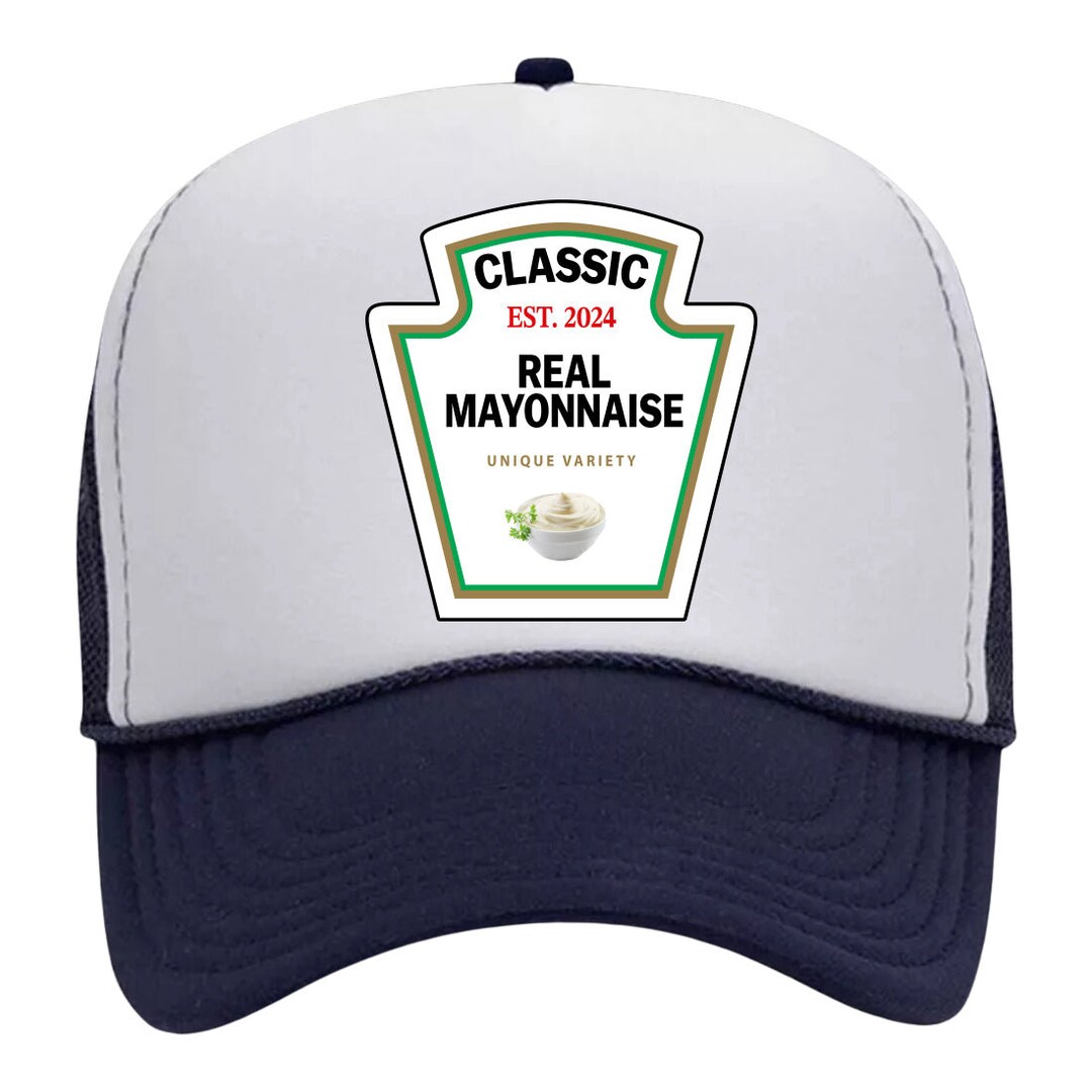 Classic Mayonnaise Mayo Dressing Funny Condiment Cap Suit DIY Costume ...