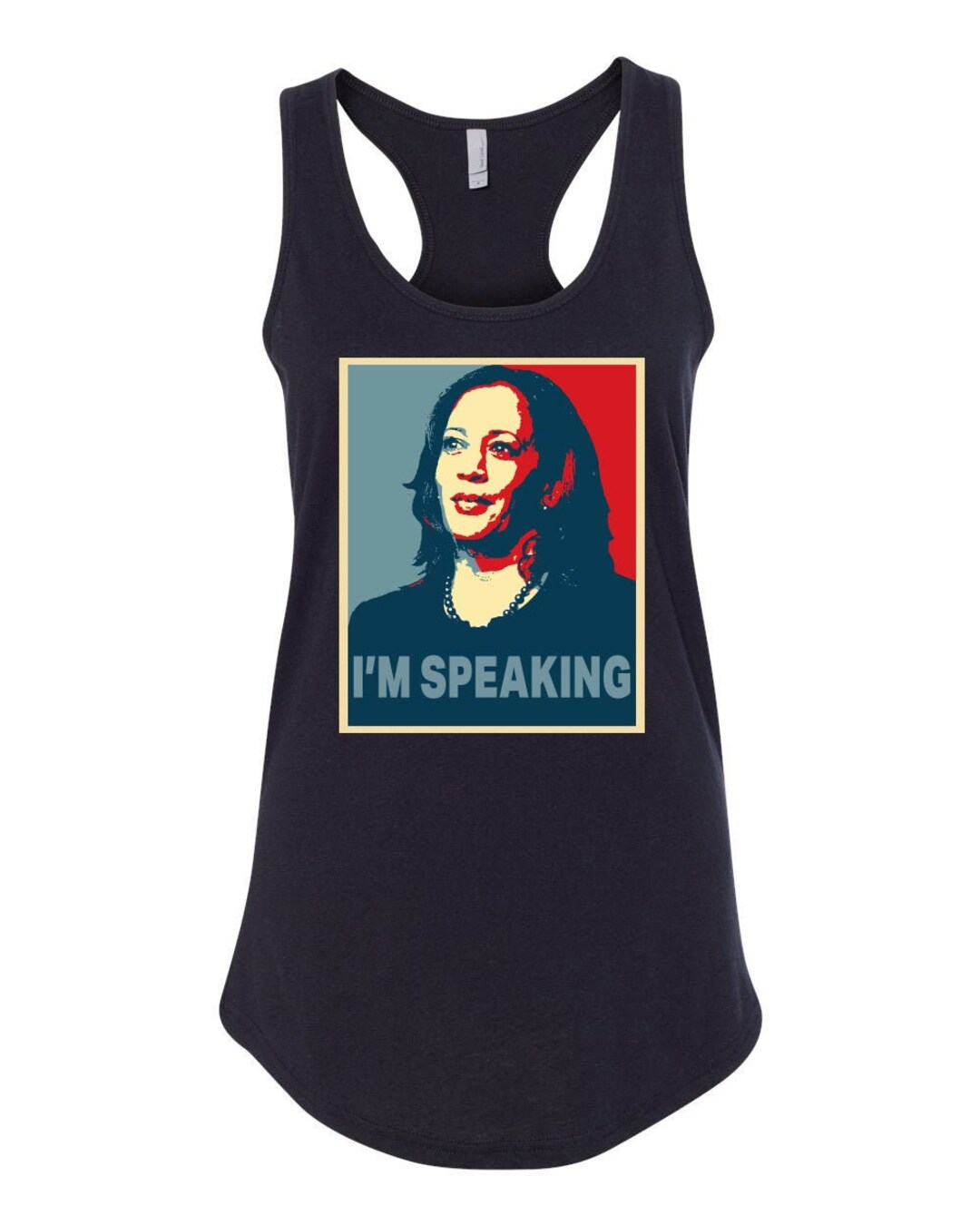Kamala Harris I'm Speaking Quote Classic Hope Portrait 2024 USA ...