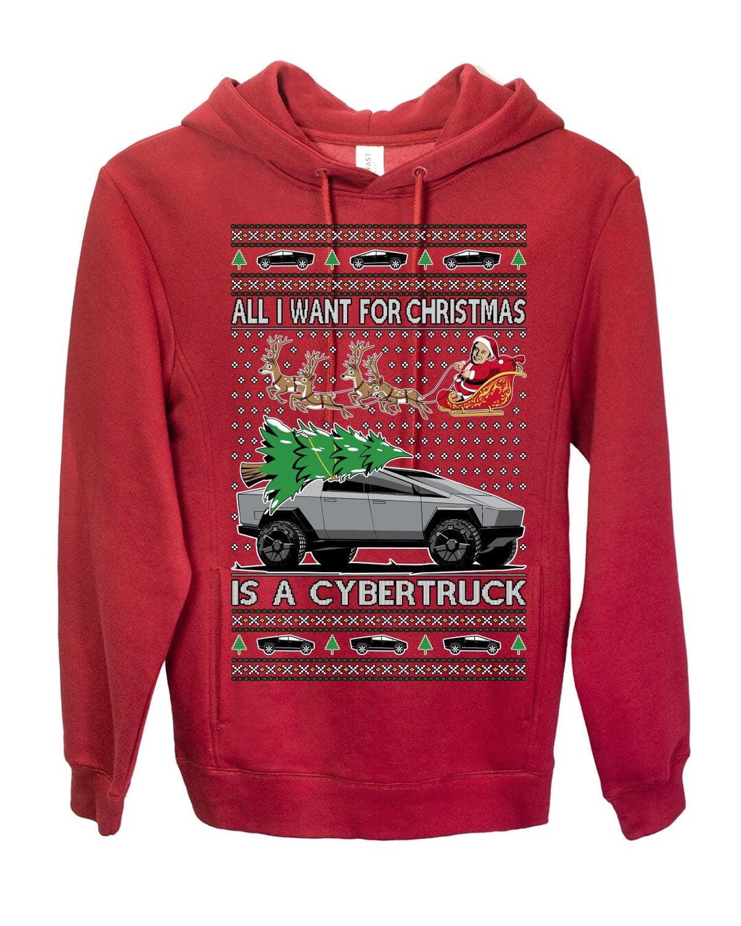 All I Want for Christmas is a Cybertruck, Funny Tech Cyber Truck Elon ...