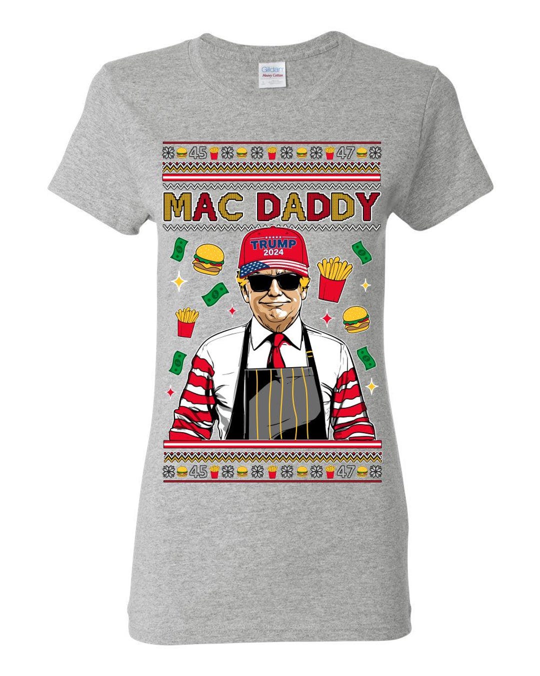 Mac Daddy Funny Viral Trump Meme, PA Fast Food Worker Chef Fries ...
