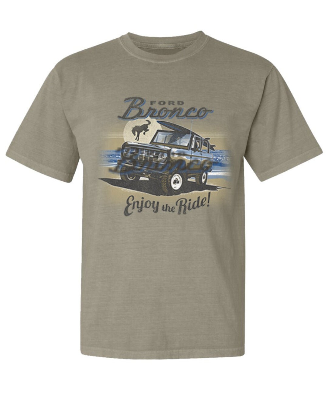 Classic Vintage Ford Bronco Enjoy the Ride Cars and Trucks Garment-dyed ...