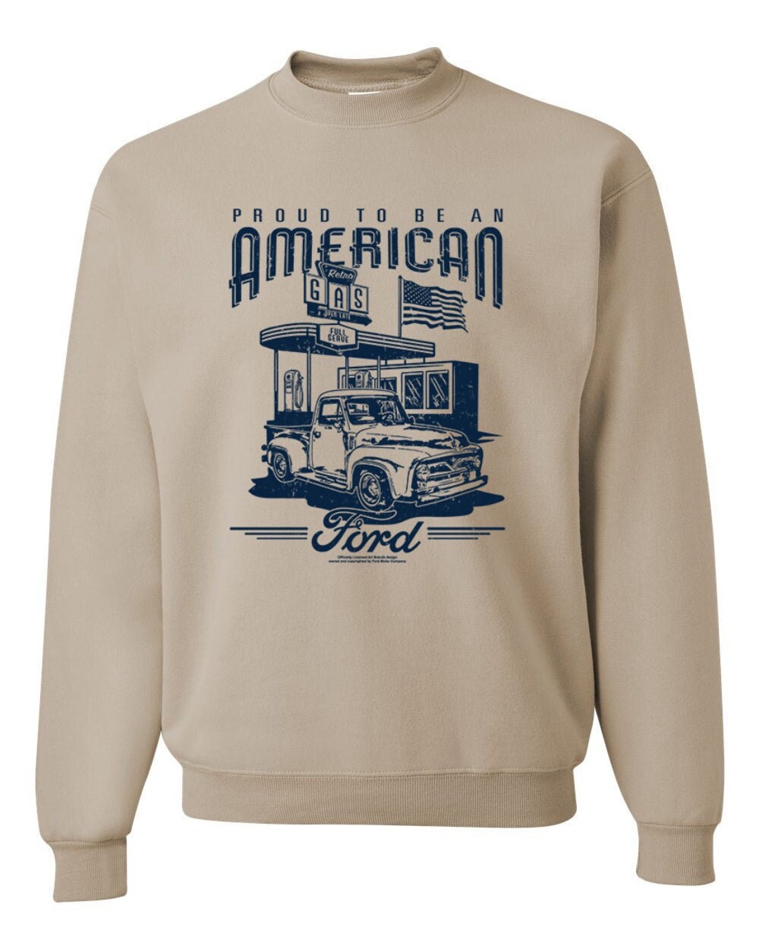 Ford Motors Proud to Be American Retro Classic Muscle Cars Novelty ...