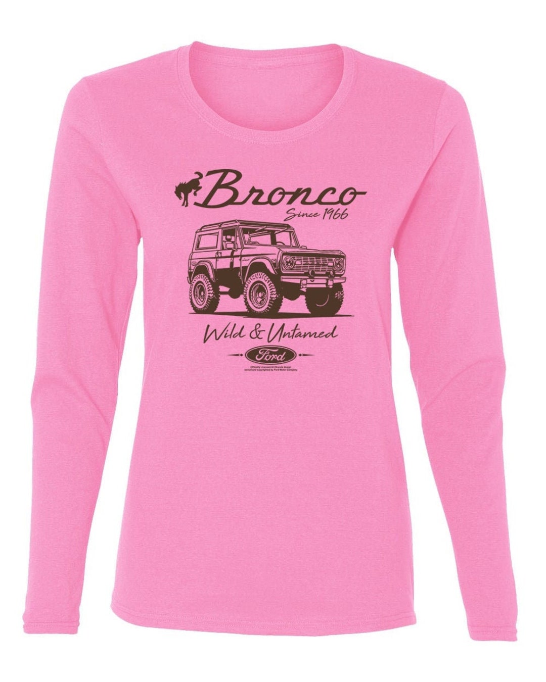Ford Bronco Wild Untamed 1966, Classic Retro USA Motors Novelty Merch ...