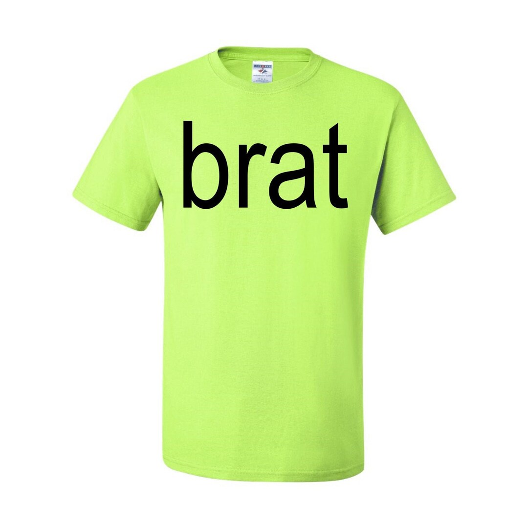 Brat Summer Shirt Concert Music Rave Fan Party, Brat Neon Green, Music ...