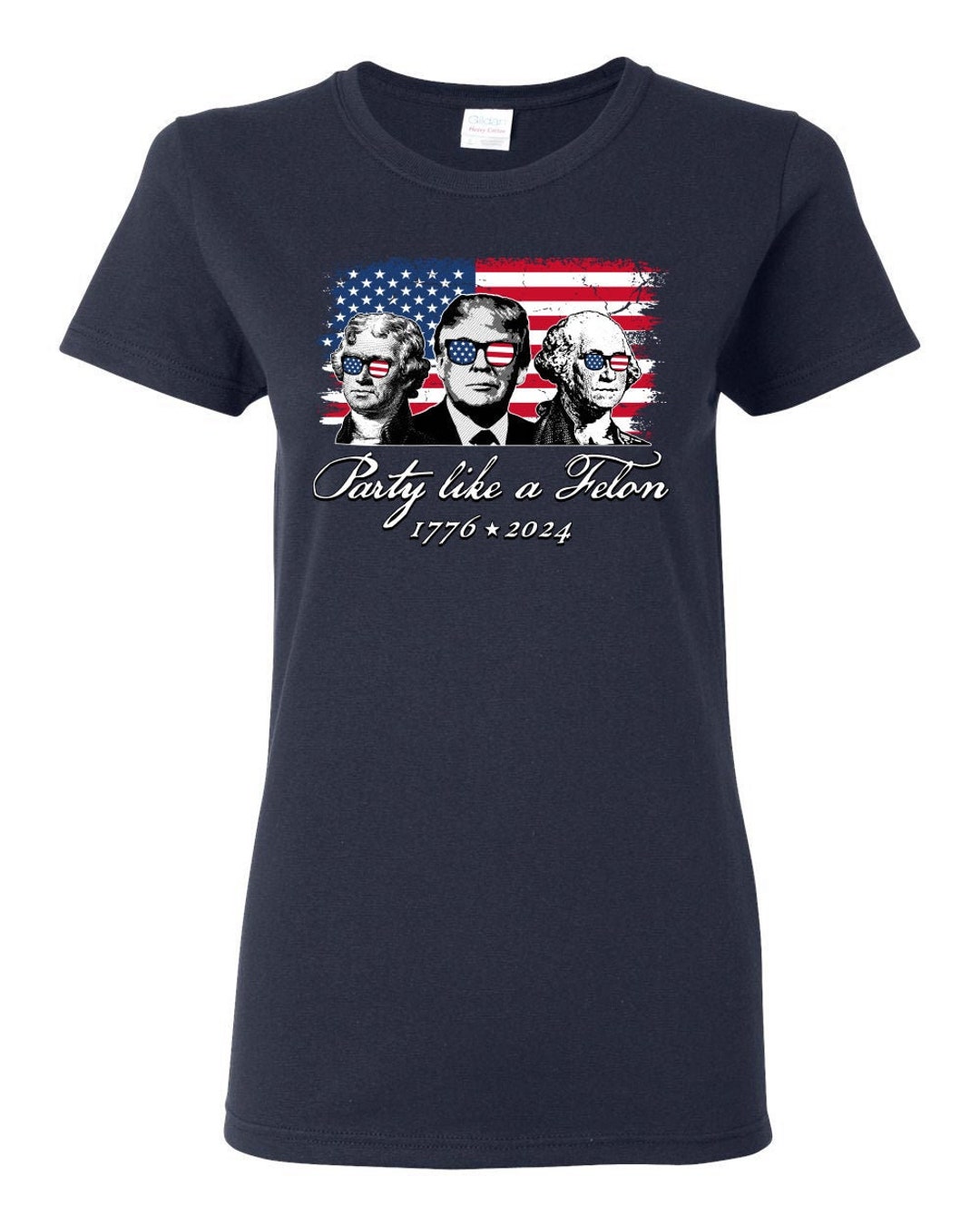 Party Like A Felon 1776, 2024 Election, Conservative Shirt, Republican ...