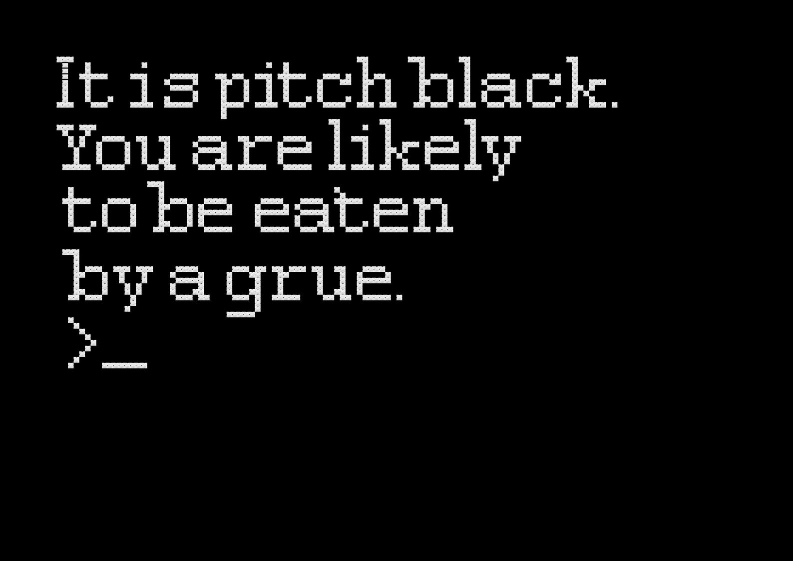 Zork: Eaten by a Grue - Cross Stitch Pattern - Instant Download PDF - Etsy
