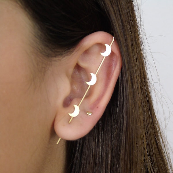 Ear Pin Earrings - Etsy