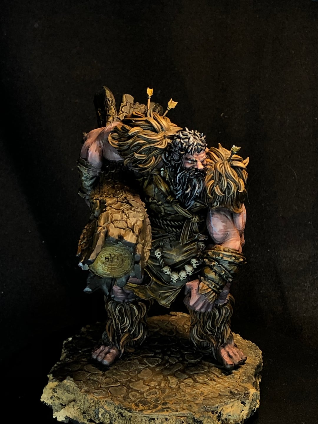 Painted Hill Giant I DND Mini I Large Miniature I Heroquest I ...