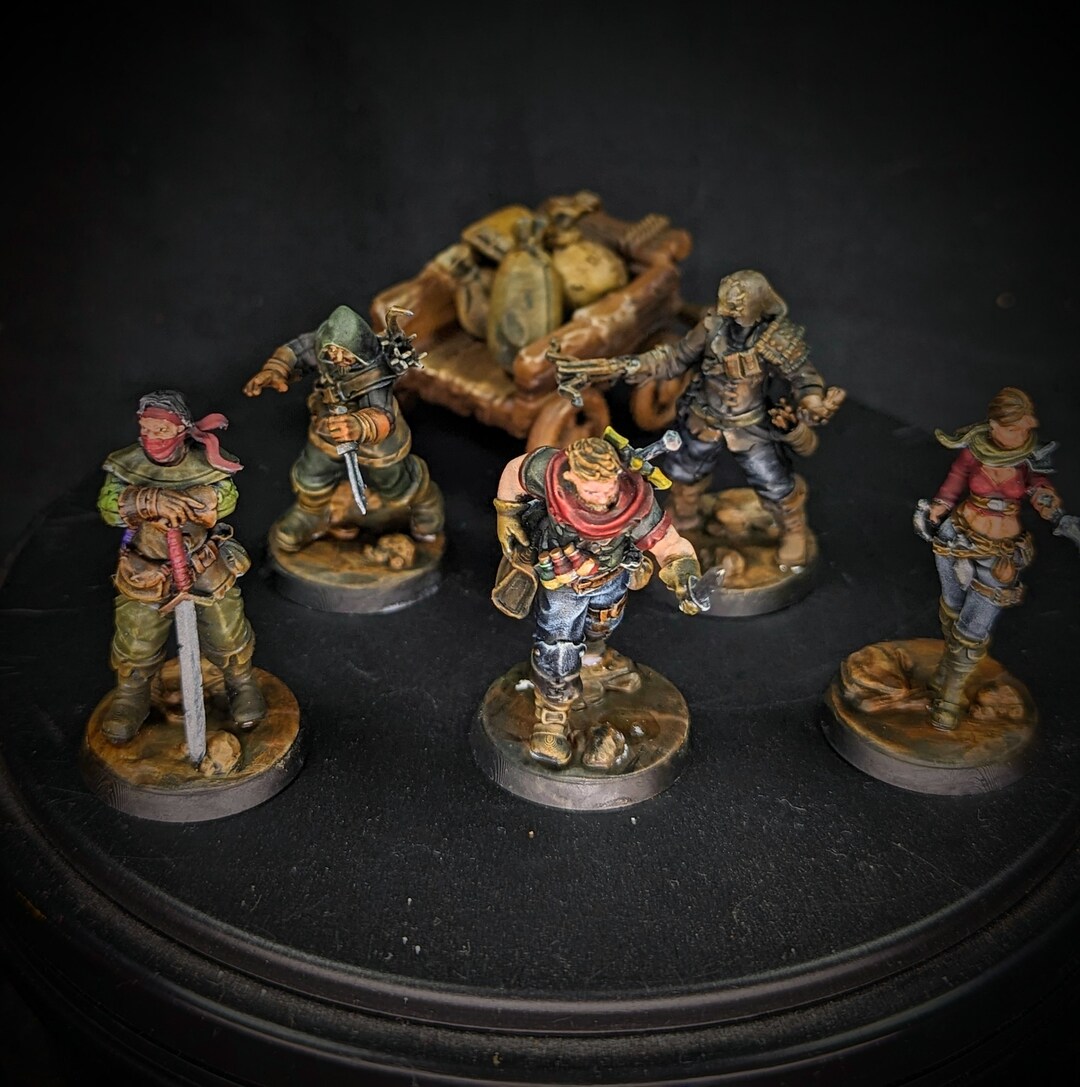 Dnd Bandit Miniature Rogue Assassin for Dungeons and Dragons Mini ...