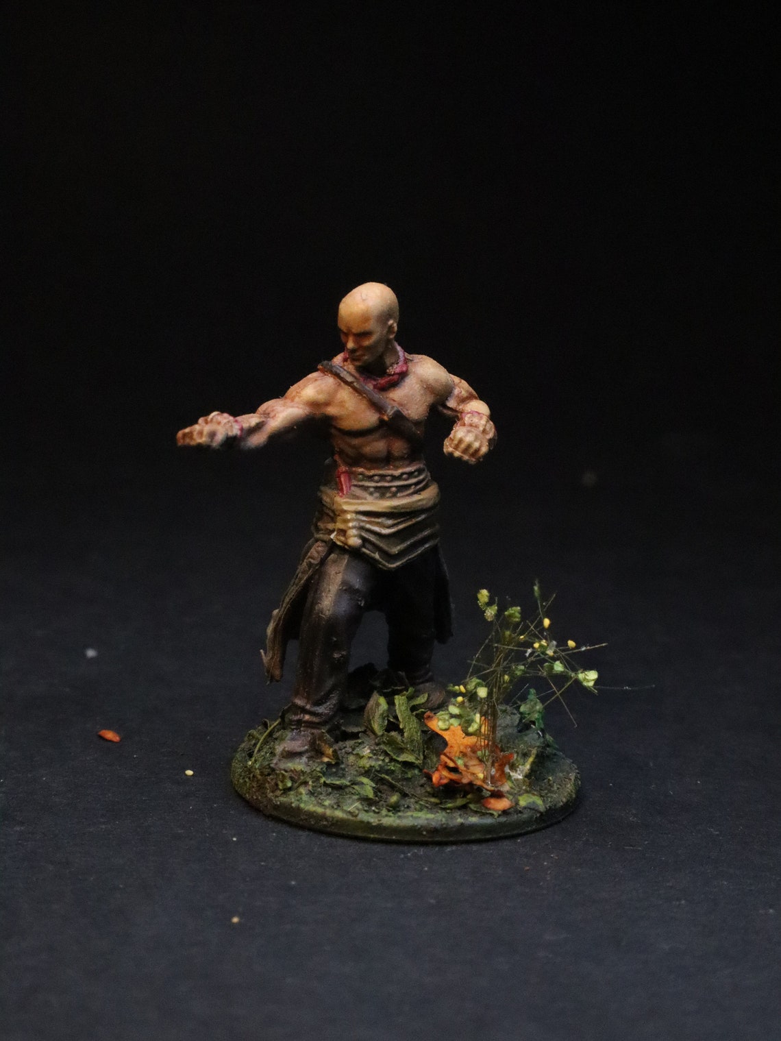 D&D Human Monk Miniature Dungeons and dragons Hand painted | Etsy