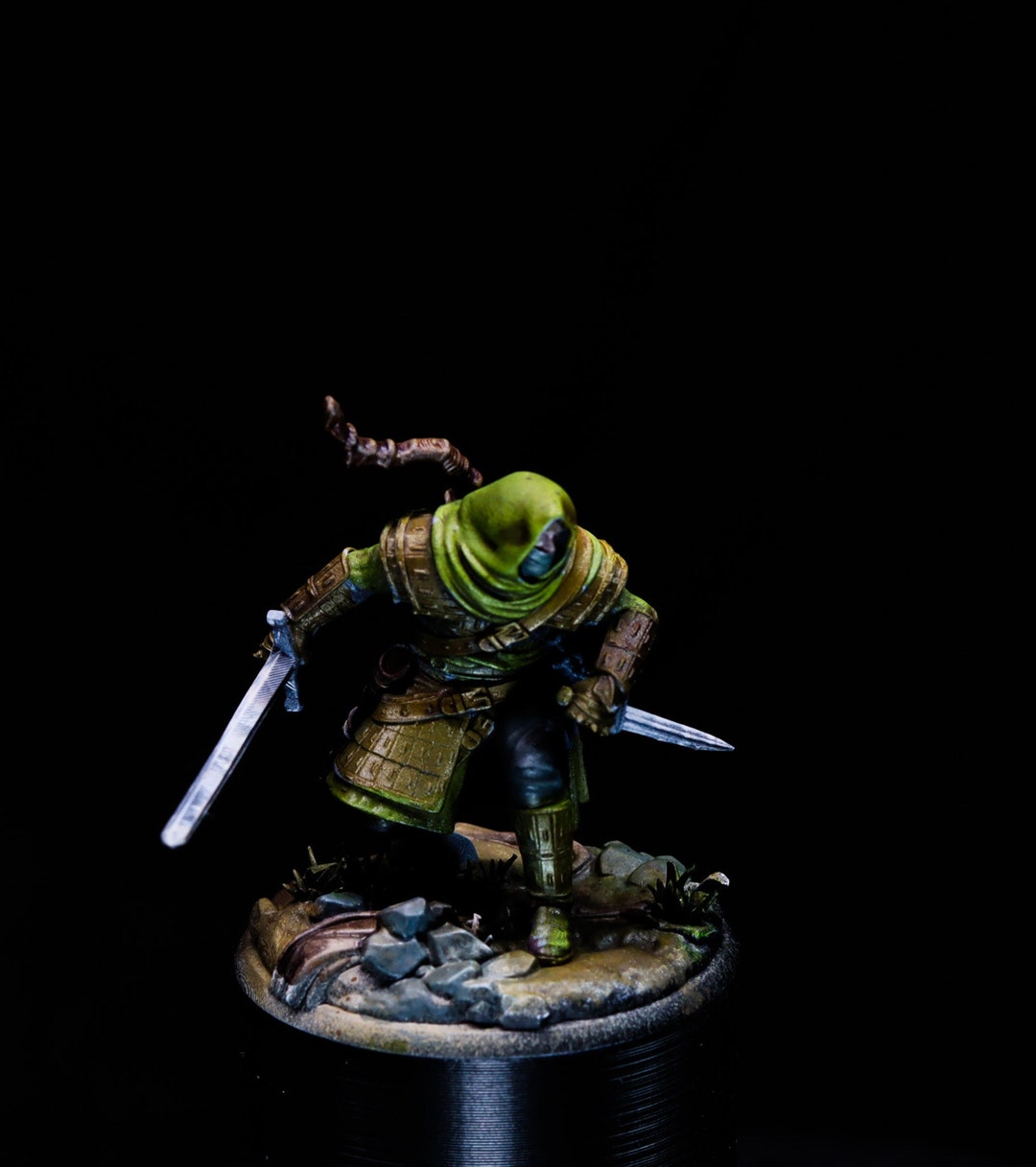 D&D Human Theif Rogue Miniature, Dungeons and Dragons, Hand Painted ...