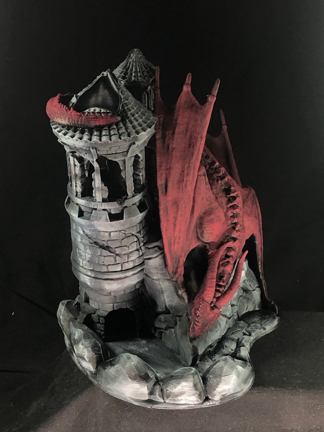 Dnd Dragon Dice Tower Dungeons and Dragons Gift for Him Dnd Dice Gift ...