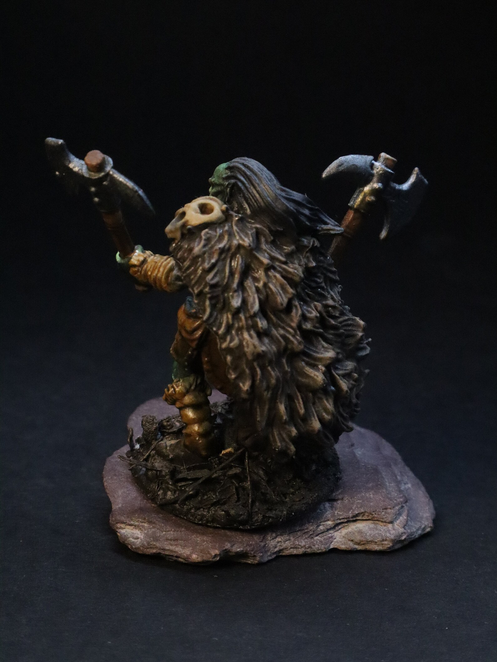 D&D Ork fighter barbarian Miniature Dungeons and dragons | Etsy