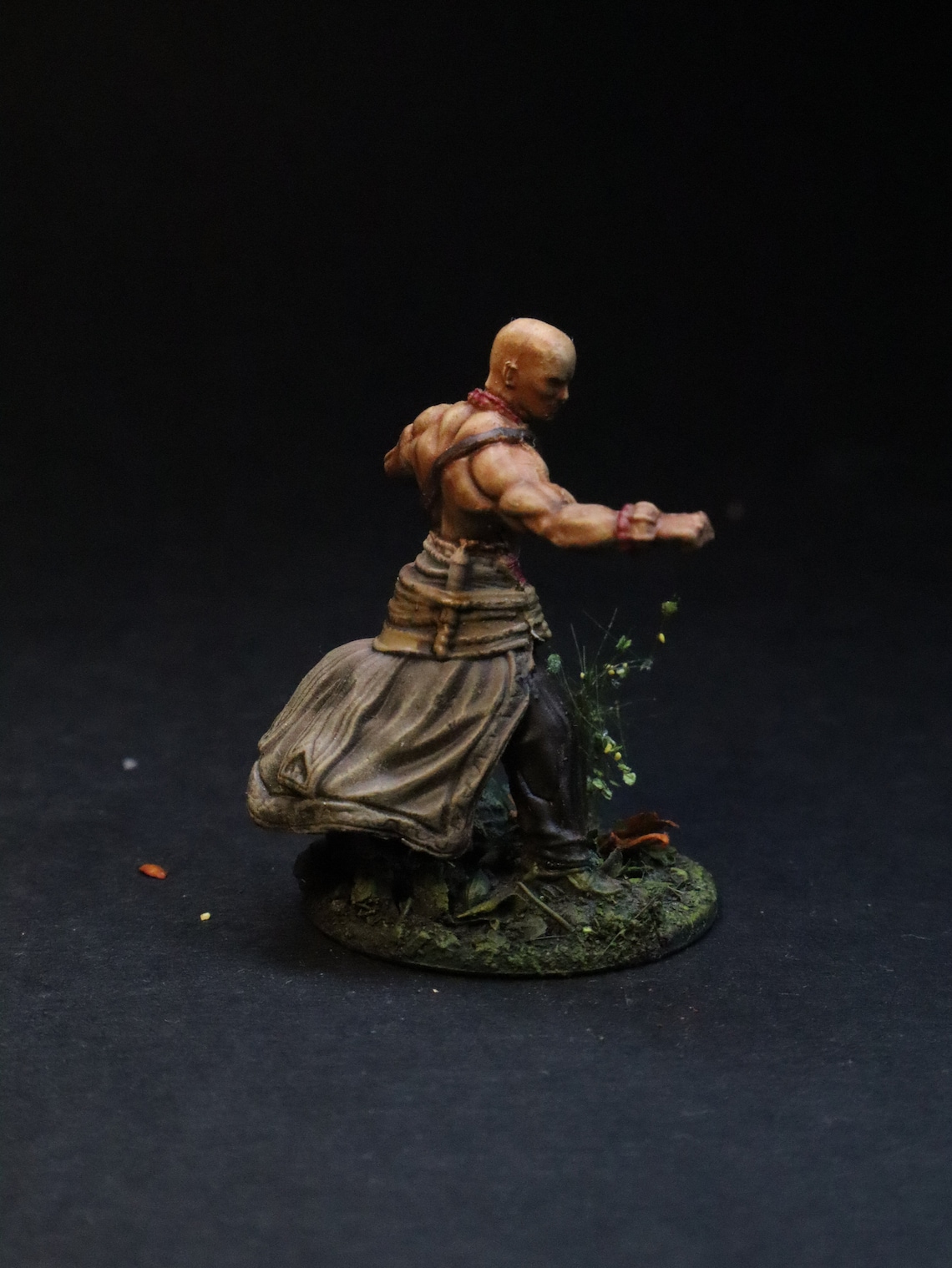 D&D Human Monk Miniature Dungeons and dragons Hand painted | Etsy