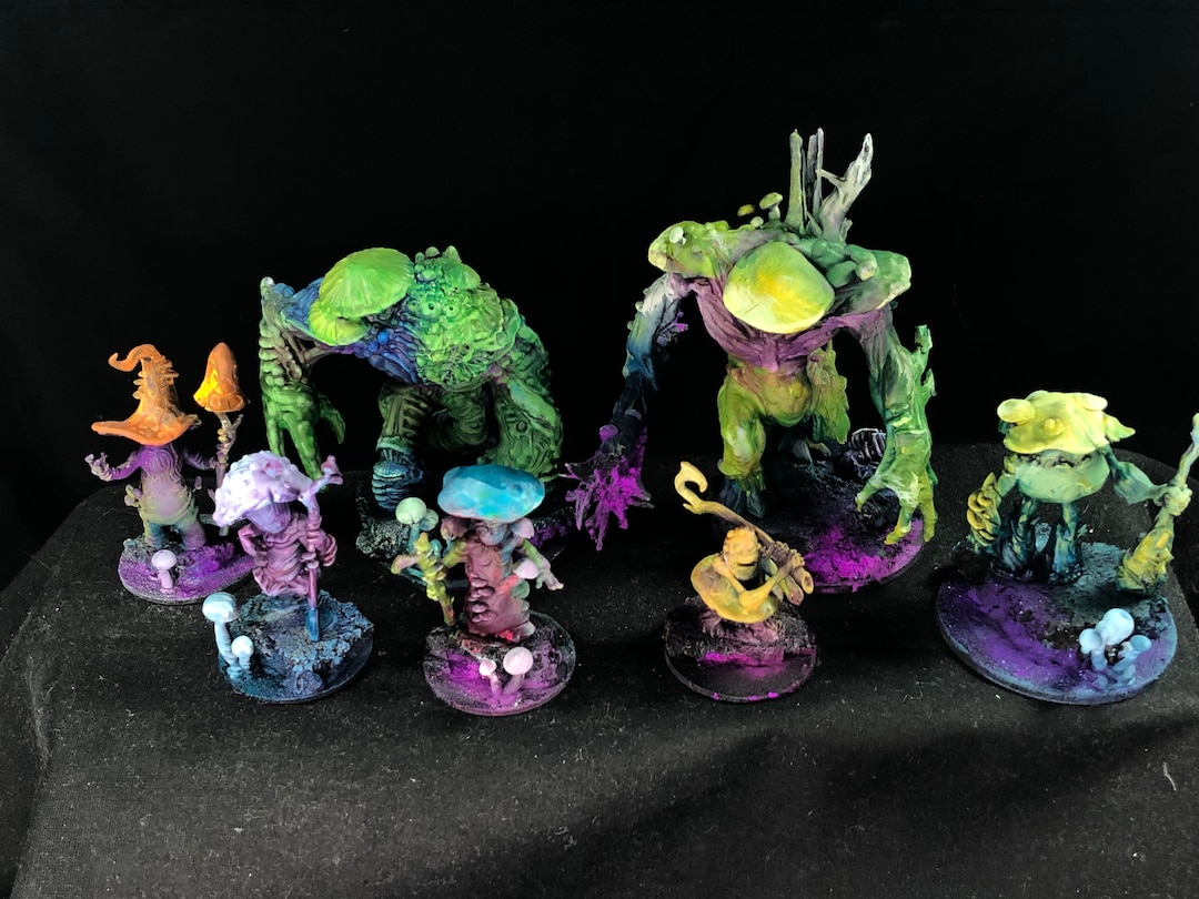 Dnd Myconid Miniature Bundle for Dungeons and Dragons Minis Custom Hand ...