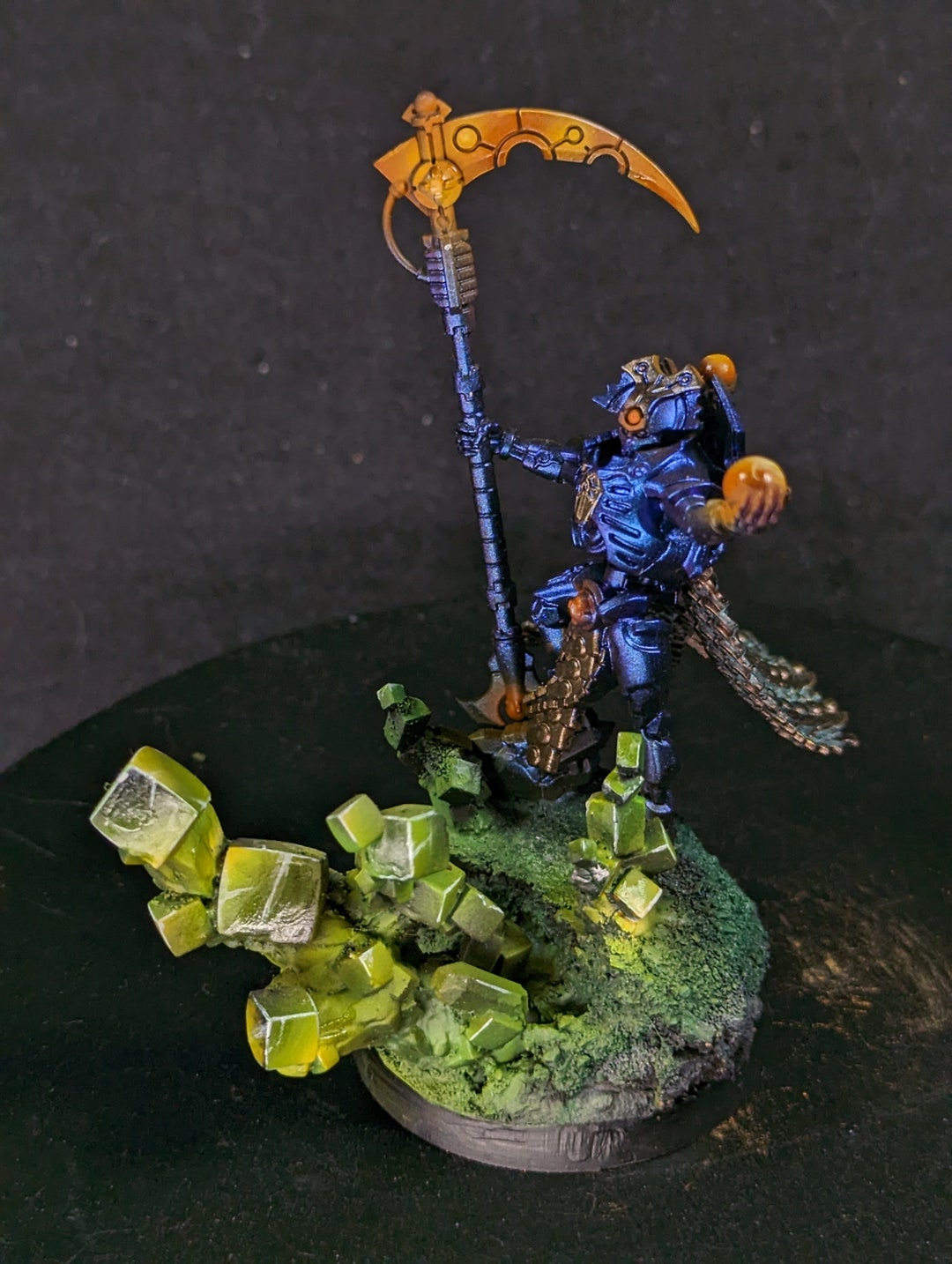 Necron Overlord I Hq Character Miniature Handpainted Custom - Etsy