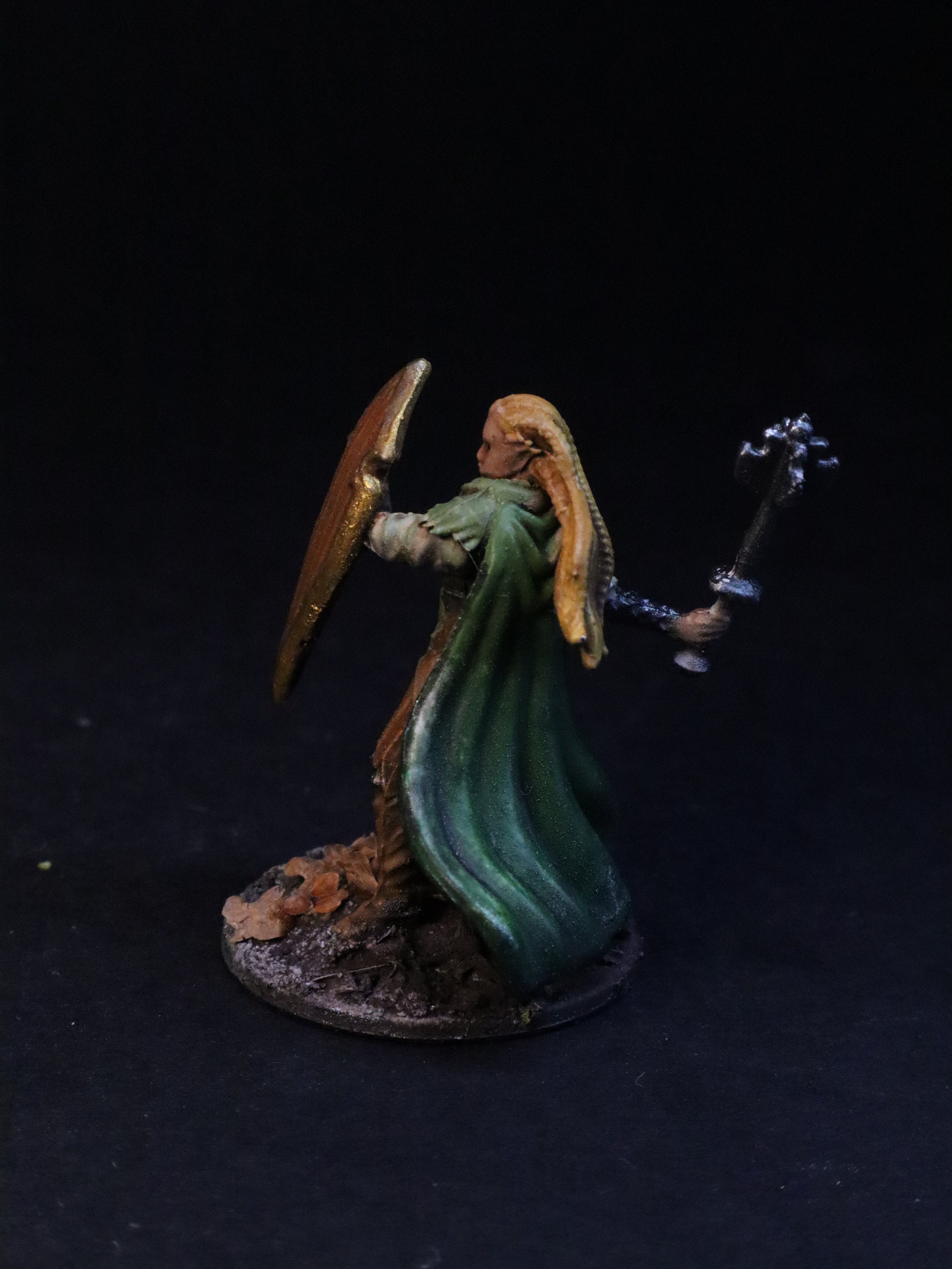 D&D female elf human paladin cleric warrior Miniature | Etsy