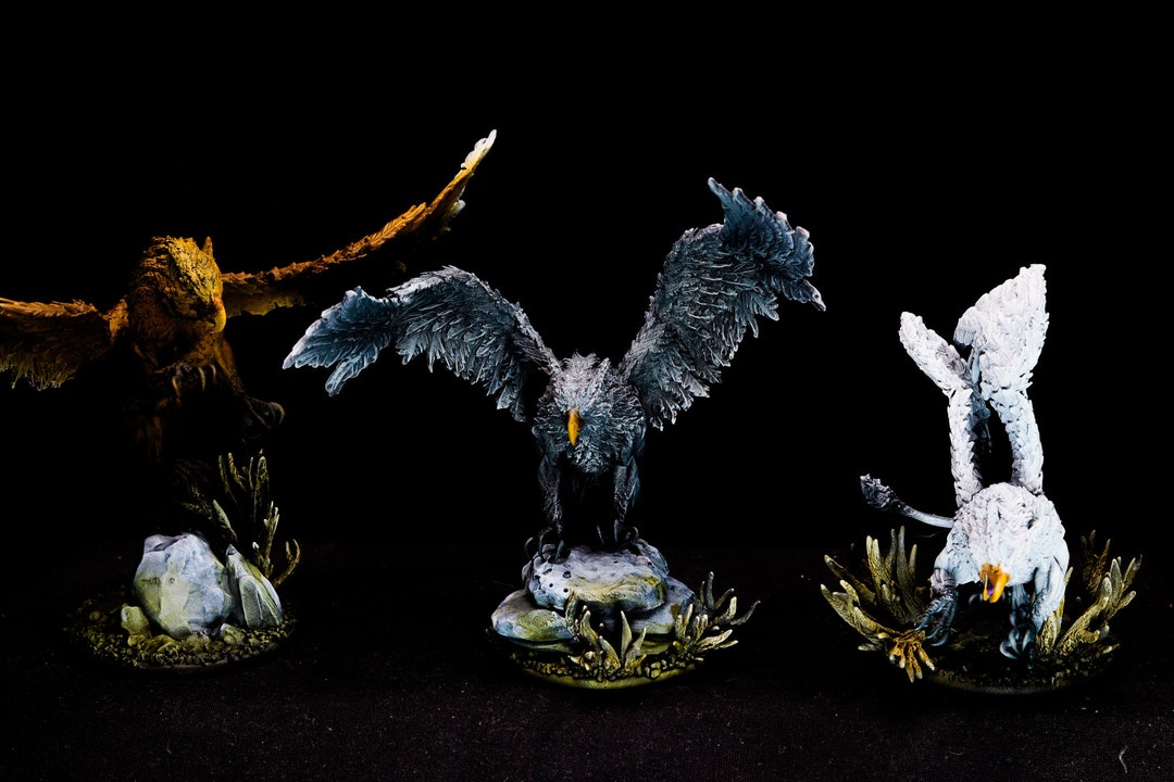 D&D Griffon Miniatures Bundle Dungeons and Dragons, Hand Painted ...