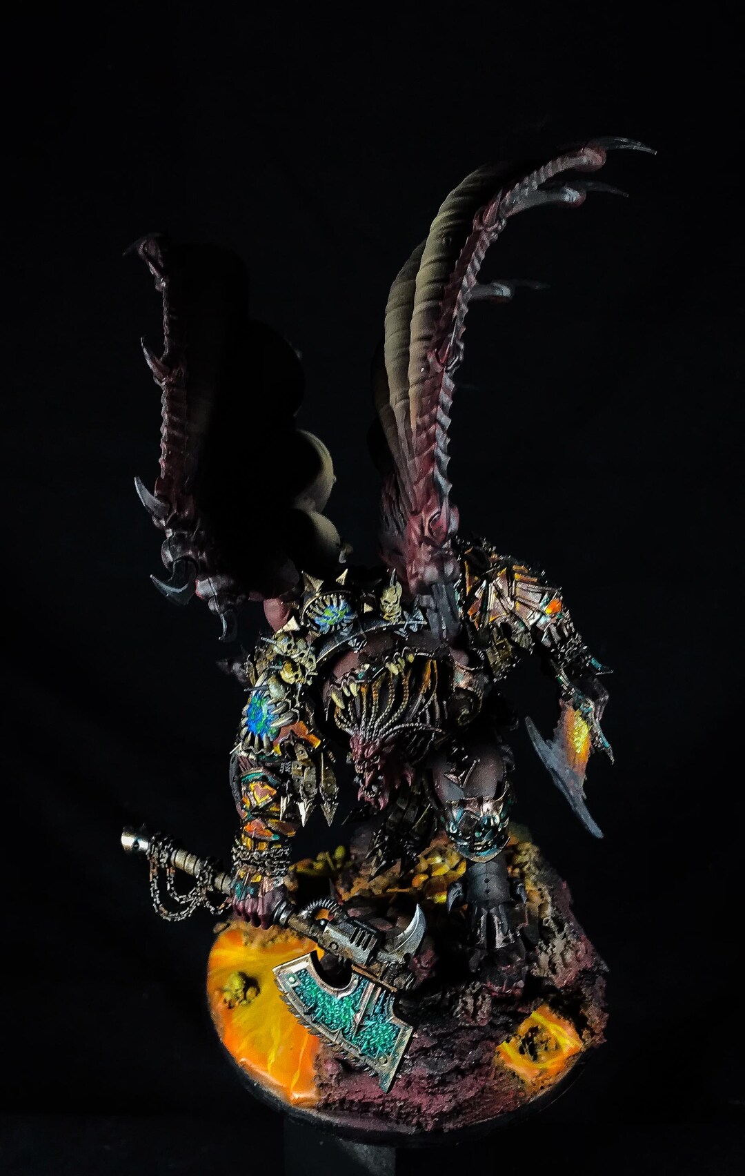 Warhammer 40k Angron Chaos Space Marine Character Miniature Hand ...