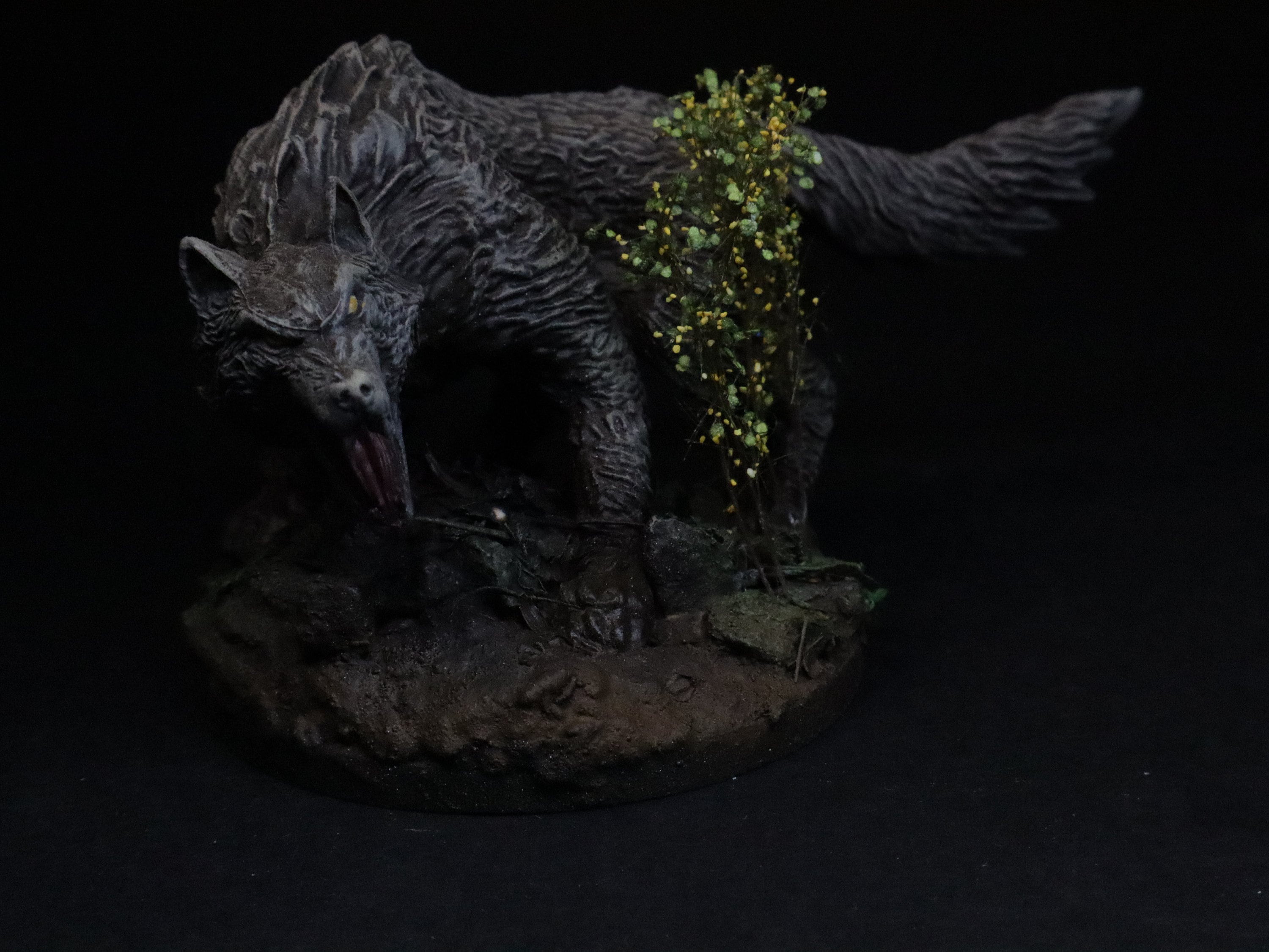D&D Dire Wolf Miniature Dnd Dungeons and Dragons Hand - Etsy UK