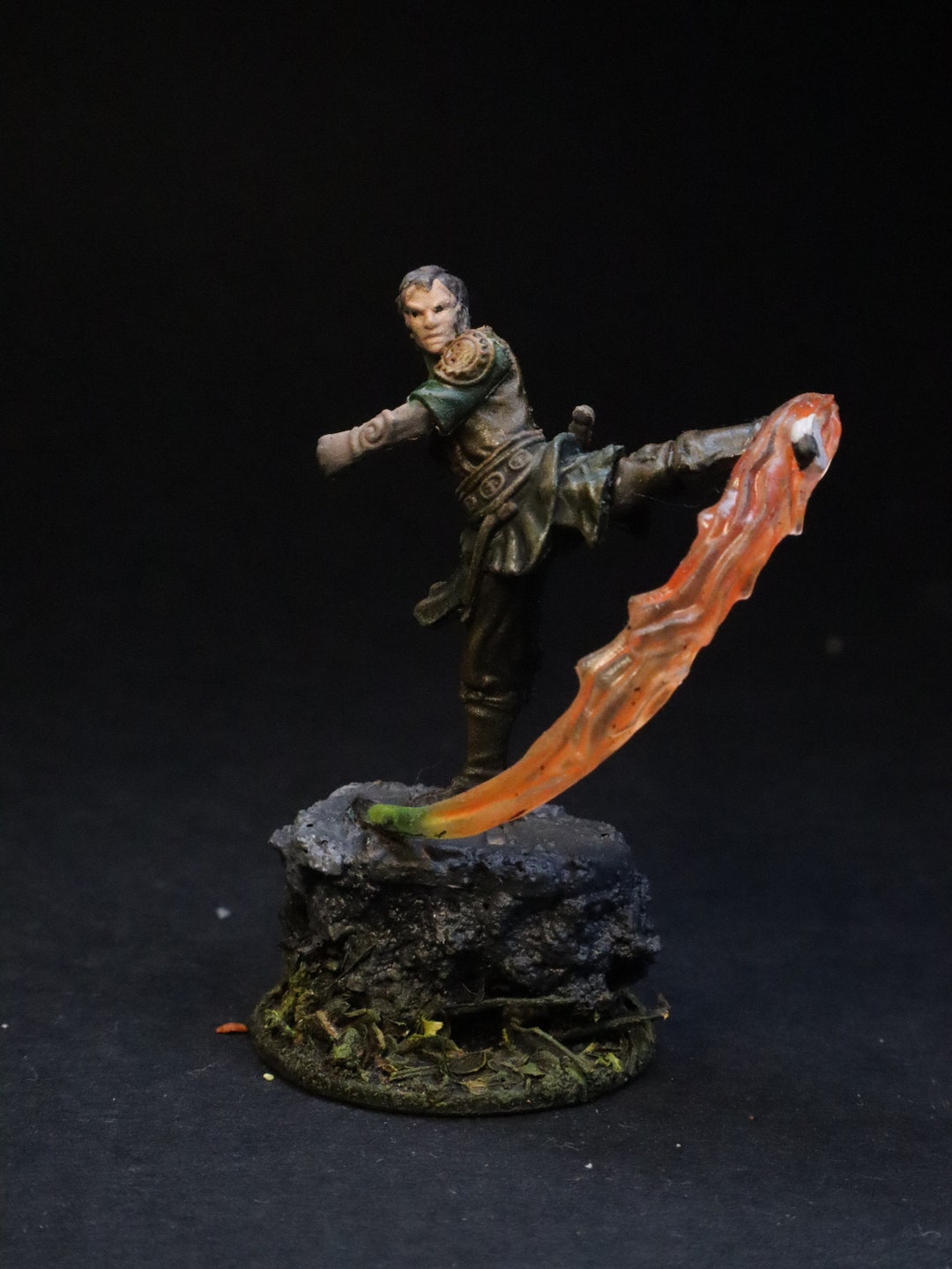 D&D Human Monk, Wizard Miniature, Dungeons and Dragons, Hand Painted ...