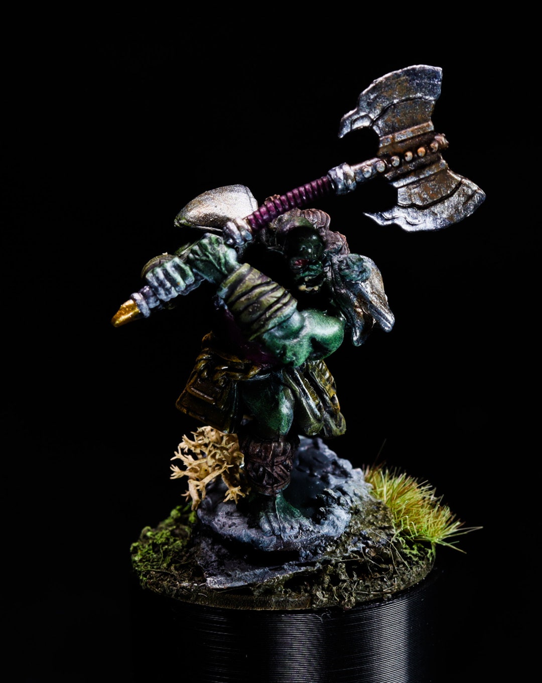 D&D Ork, Fighter, Barbarian Miniature, Dungeons and Dragons, Hand ...