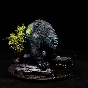 Dnd Druid Shape Shift Bear Form Miniature Dnd Mini for Dungeons and ...