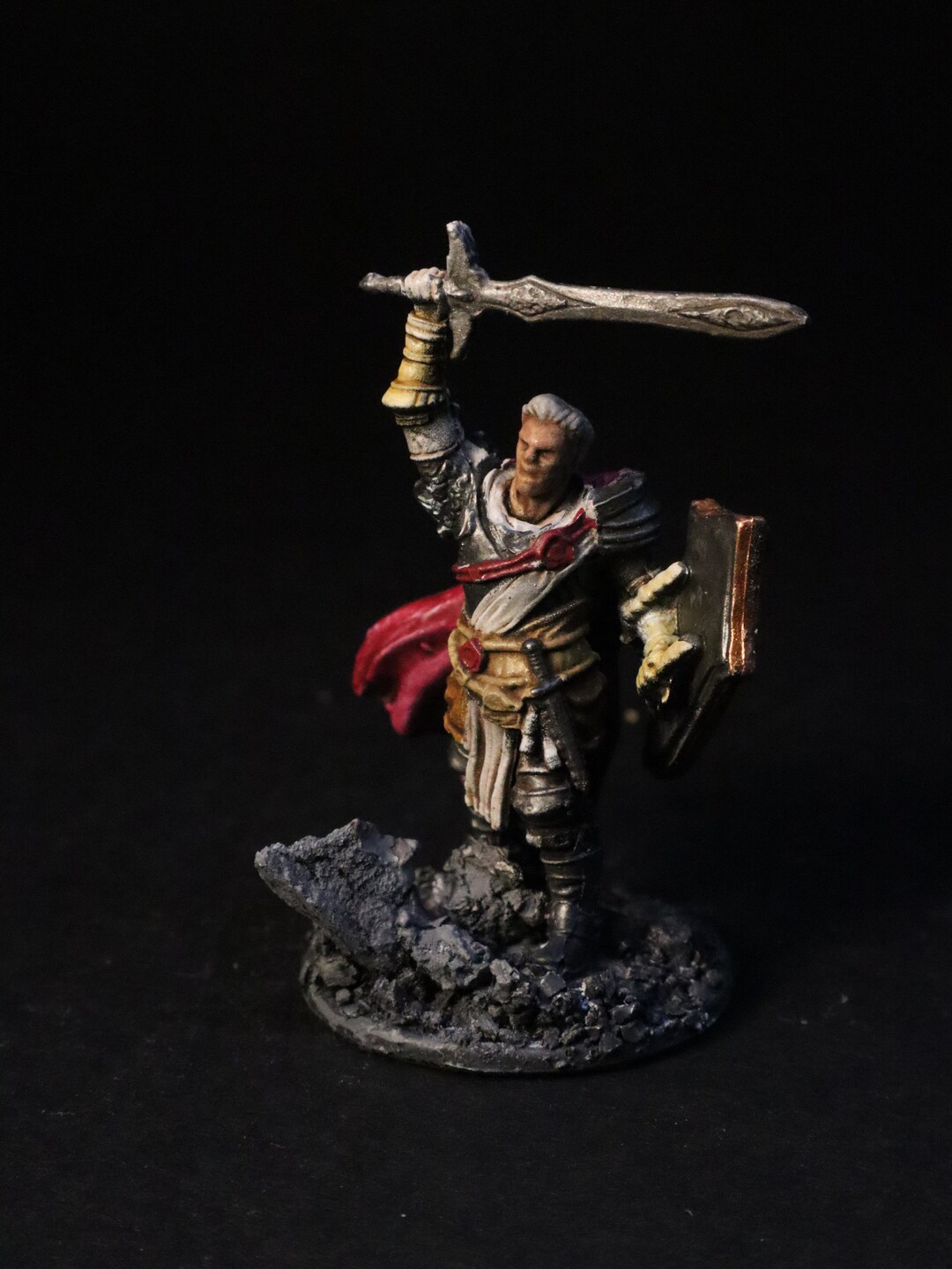 D&D Human Paladin,warrior Miniature, Dungeons and Dragons, Hand Painted ...