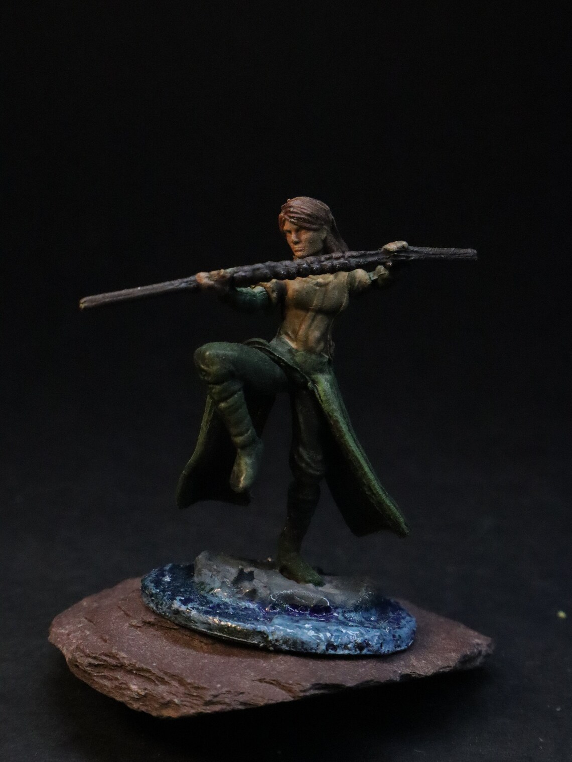D&D Human Monk, Druid Miniature, Dungeons and Dragons, Hand Painted ...