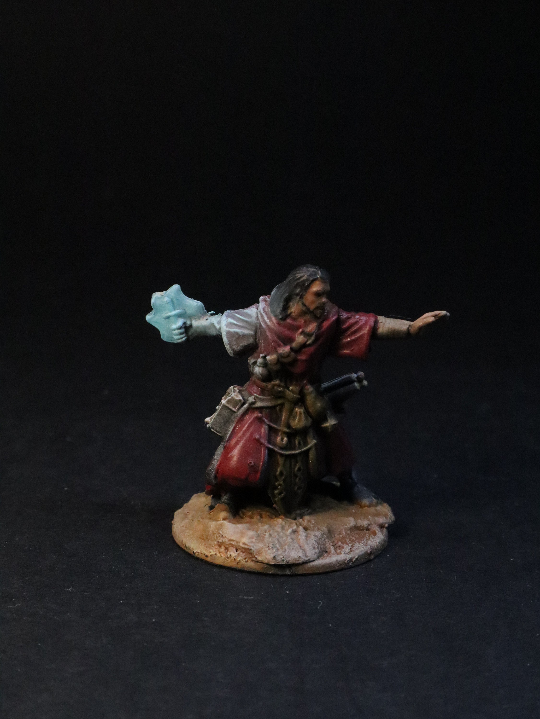 D&D Human Sorcerer mage wizard Miniature Dungeons and | Etsy