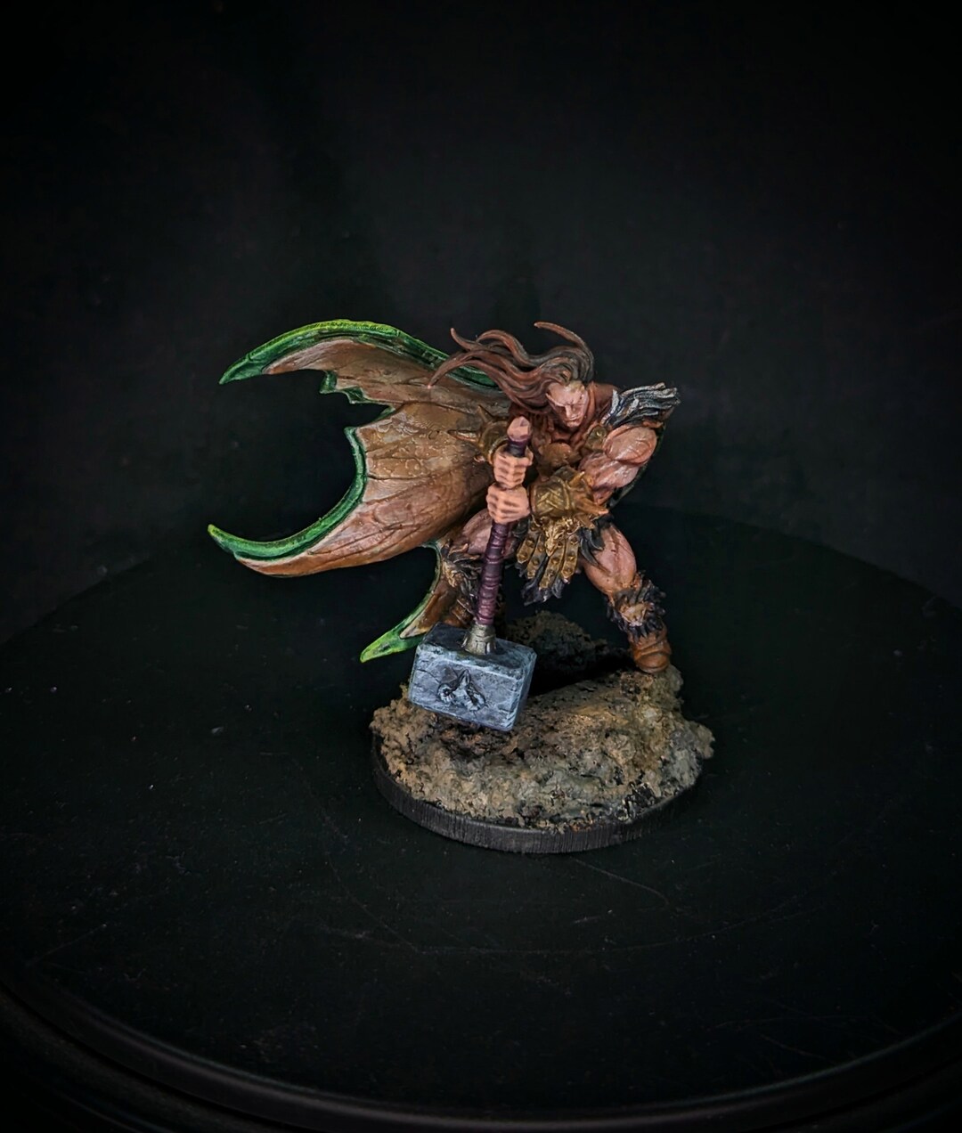 Dnd Human Barbarian Miniature, D&D Painted Mini for Dungeons and ...
