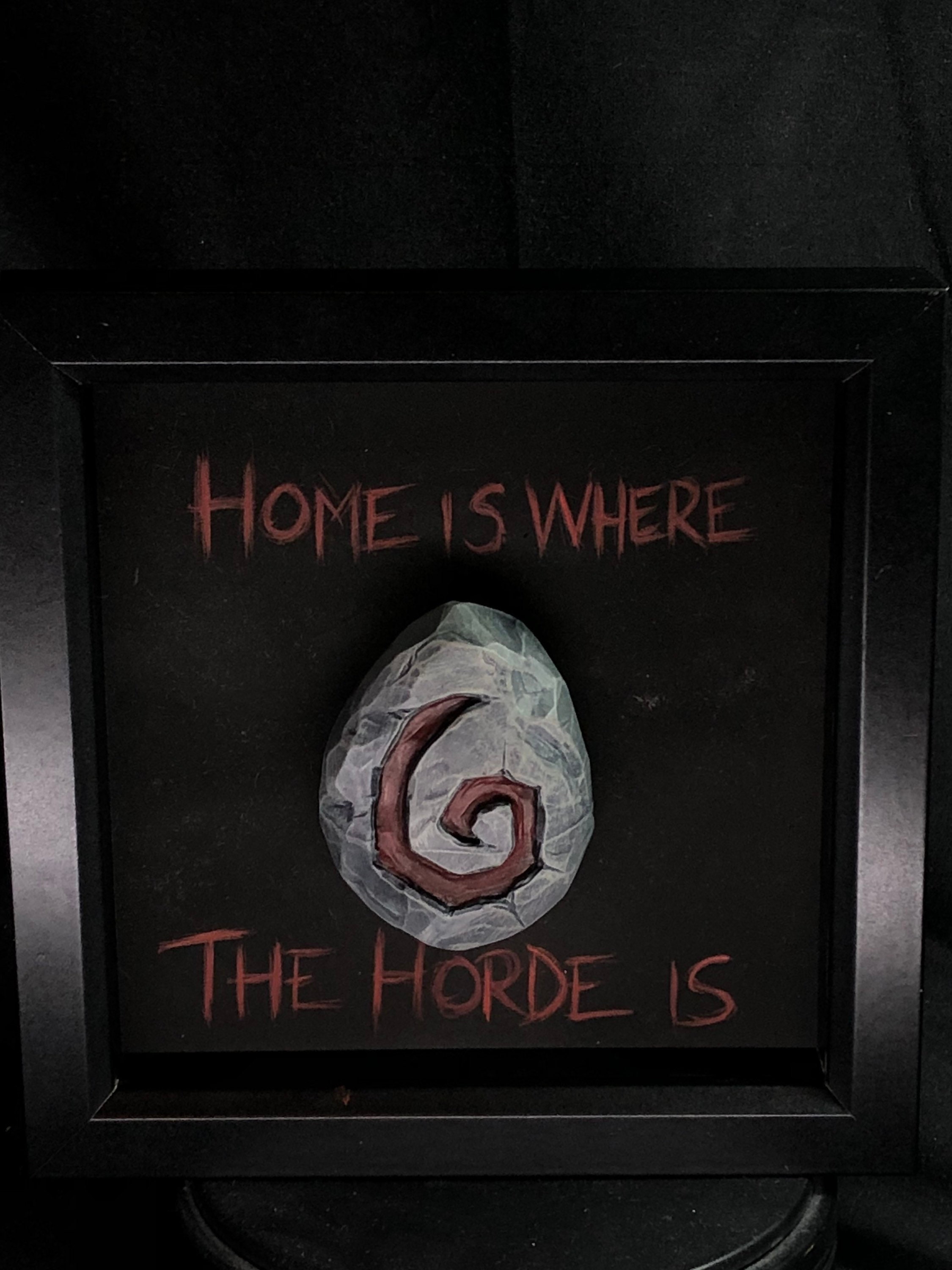 World of Warcraft Fan Art Gift Wow Horde Hearthstone Inspired Prop I ...