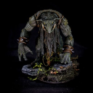 DND Troll Miniature Dnd Giant Swamp Troll Mini Painted for Dungeons and ...