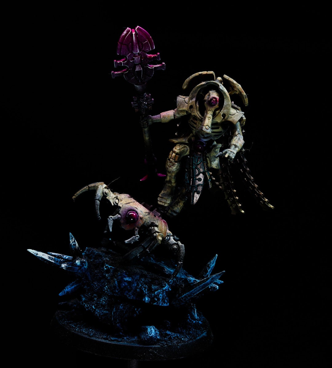 Necron Cryptek Miniature Handpainted Custom Painted Warhammer 40k ...