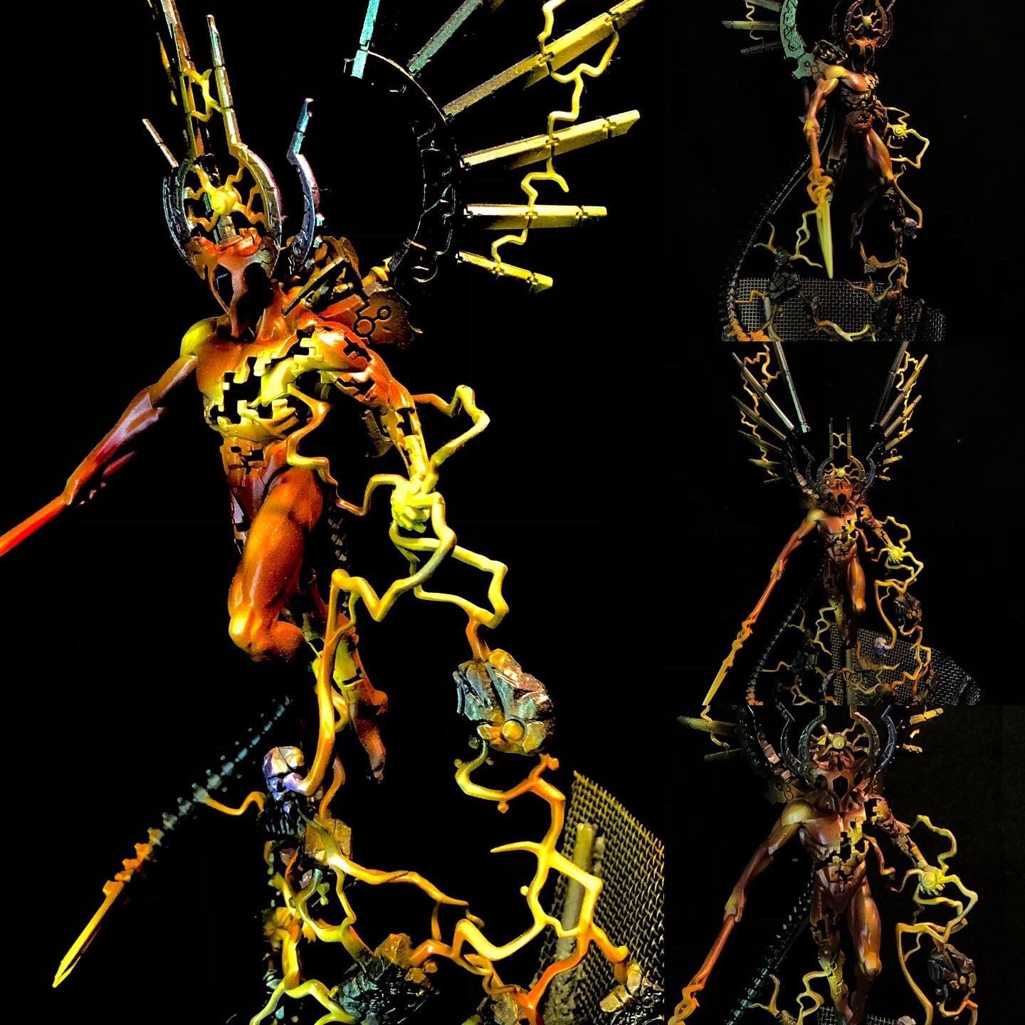 C'tan Shard of the Void Dragon I Handpainted I Custom - Etsy