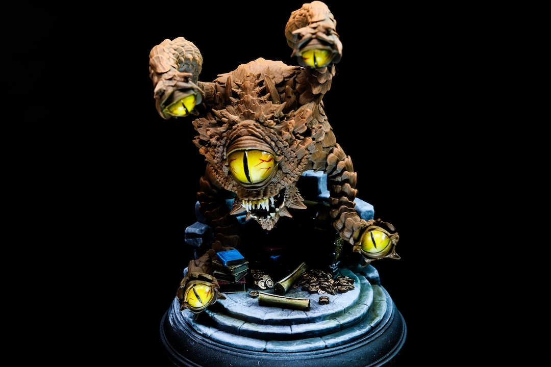 Dnd Beholder Miniature Painted Mini for Dungeons and Dragons Model ...