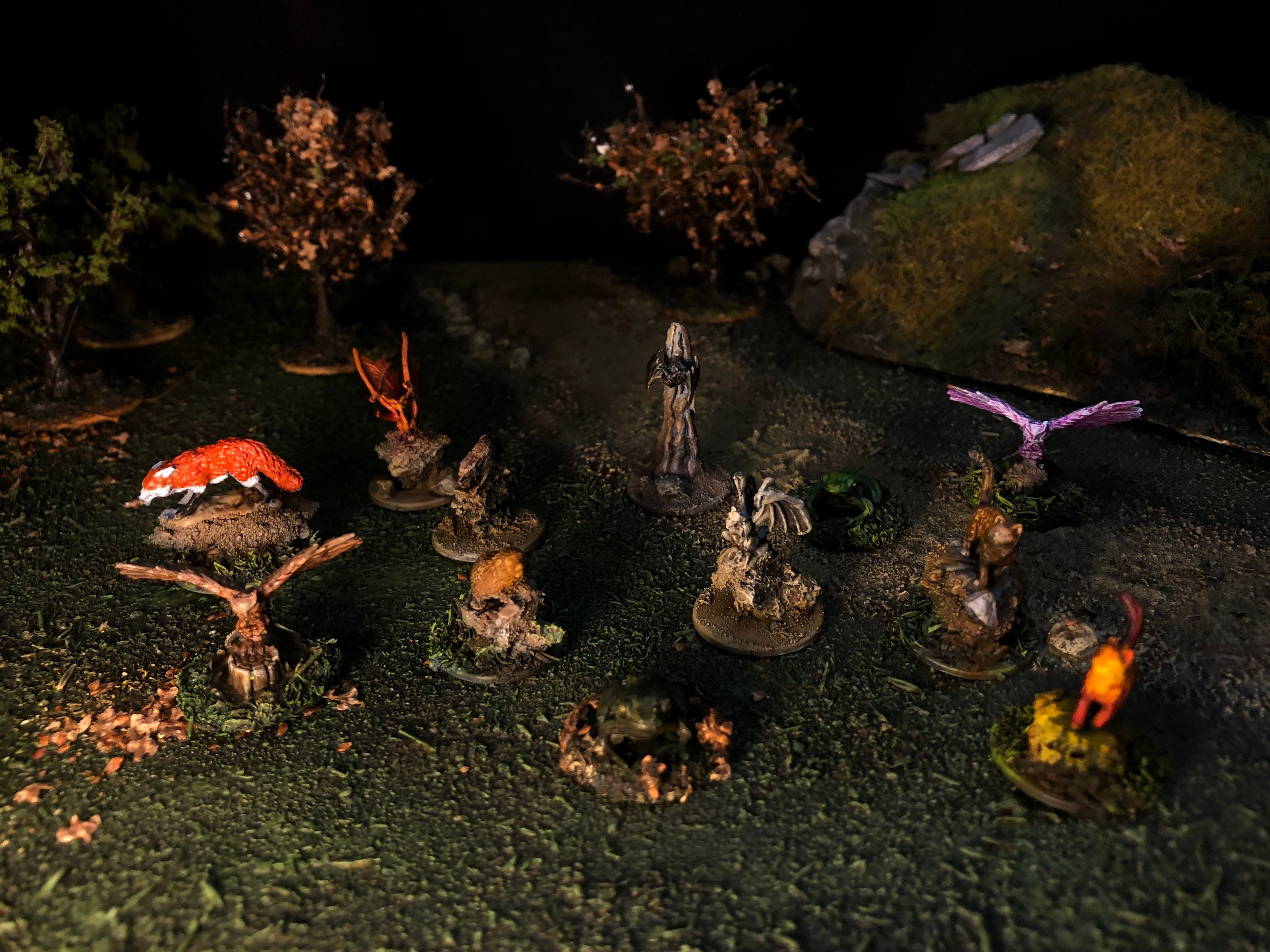 D&D Mage/wizard Familiars Miniature Dungeons and Dragons - Etsy