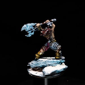 Dnd Goliath Barbarian Miniature, D&D Painted Mini Dungeons and Dragons ...