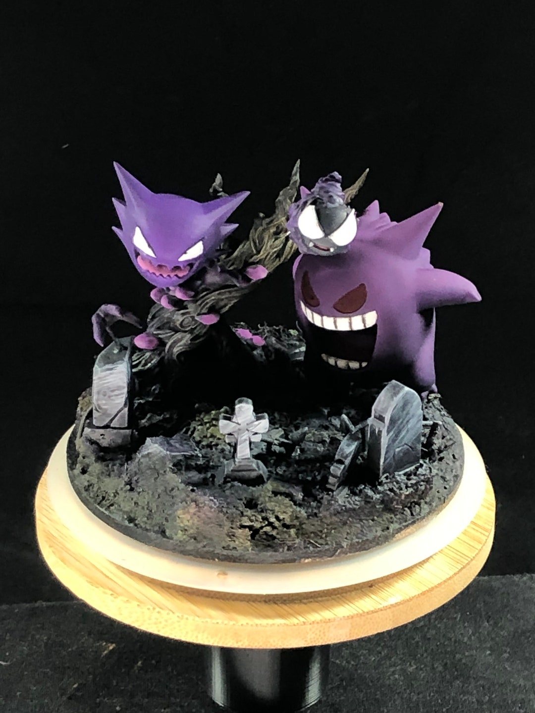 Pokemon Gengar Display Terrarium Desk Display Item Gamer Gift Pokemon ...