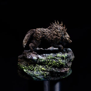 D&D Dire Wolf Miniature, Dnd, Dungeons and Dragons, Hand Painted ...