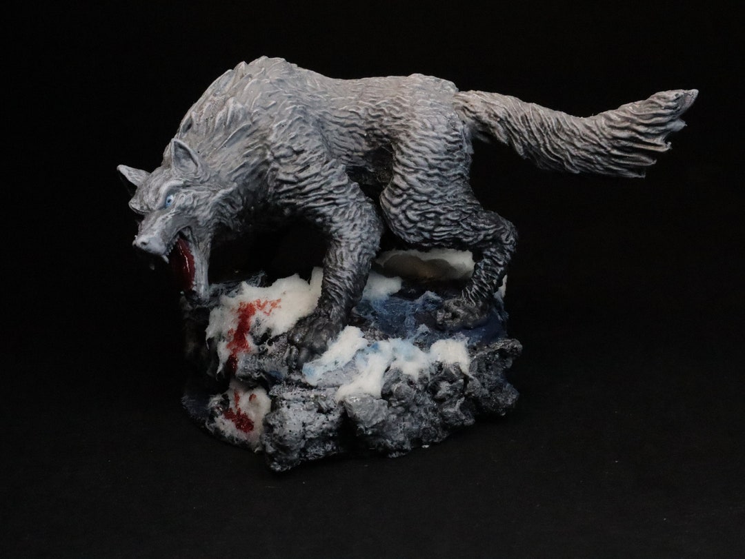 D&D Giant Wolf Dnd Miniature Painted Mini for Dungeons and Dragons Hand ...
