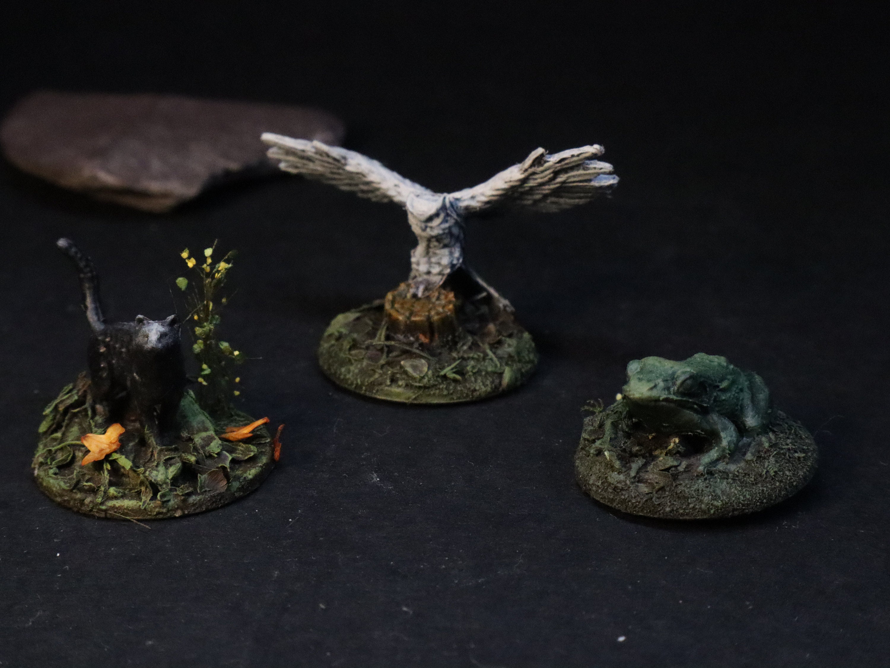 D&D Mage/wizard Familiars Miniature Dungeons and Dragons - Etsy