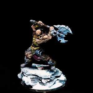 Dnd Goliath Barbarian Miniature, D&D Painted Mini Dungeons and Dragons ...